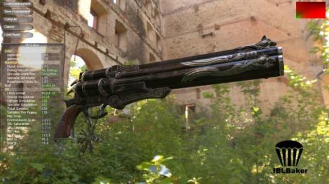 IBLBaker - PBR用環境キューブマップ作成ツール！Githubにてソースも公開