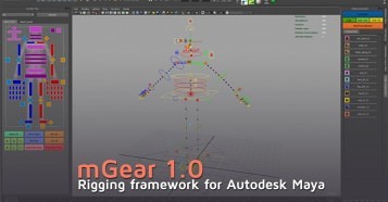 MGear 1.0 - オープンソース！高機能なMaya用リギングフレームワークがリリース！こりゃダウンロード必須だ！