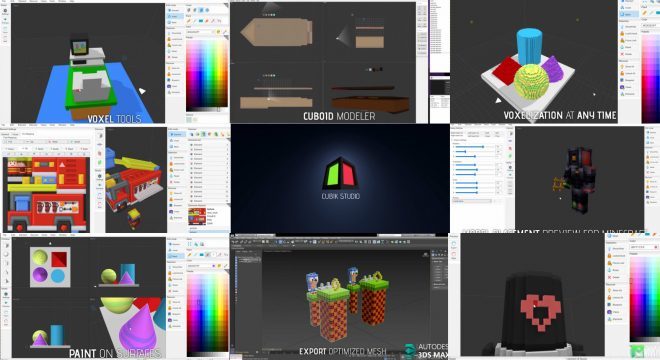 Cubik Studio - 各種ゲームにも対応した多機能ボクセルモデリングソフト！Win＆Mac＆Linux