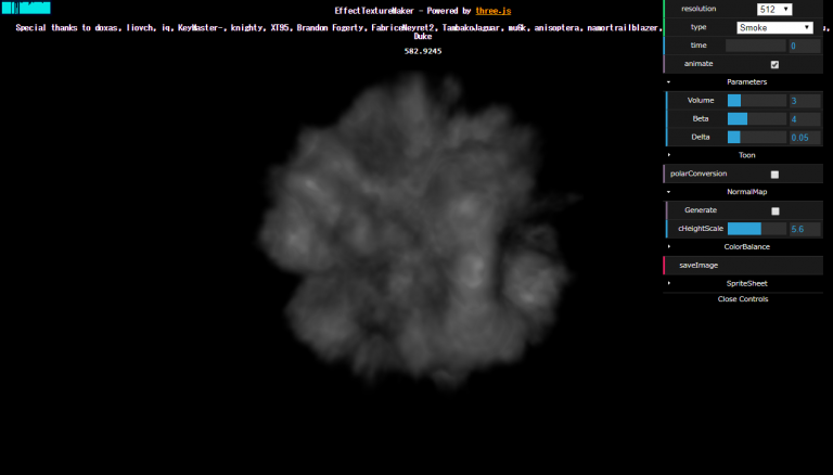 EffectTextureMaker - ブラウザ上でエフェクト用のテクスチャ素材を生成できるサイト！！