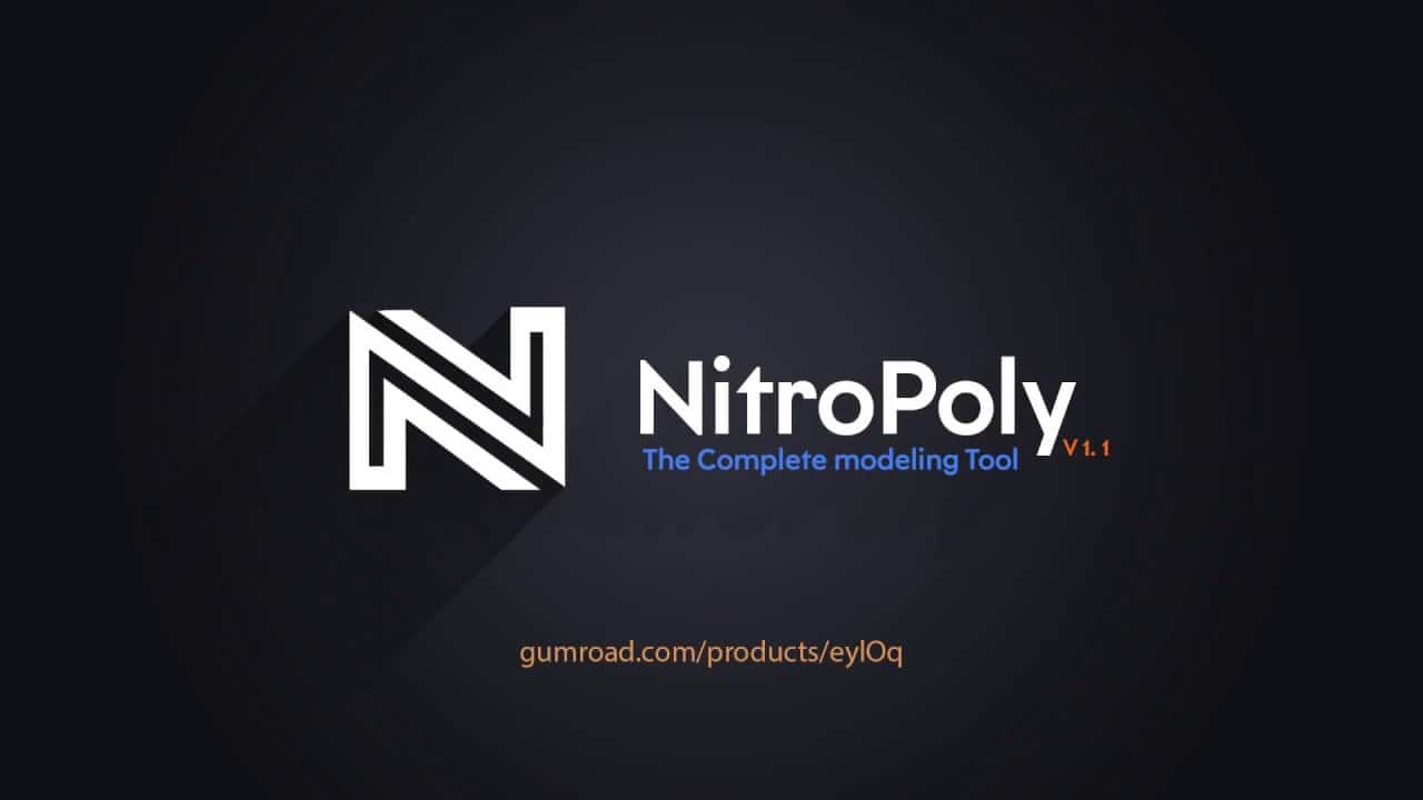 NitroPoly V1.1 - モデリング支援Maya用無料スクリプト！早速アップデート