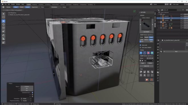 KIT OPS now for Blender 2.8 - ブーリアンを使ったキットバッシングモデリングを可能とするアドオンがBlender ...
