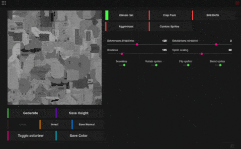 JSplacement 1.3.0 - 手軽にSci-Fi系変位マップが生成出来る無料ツール！