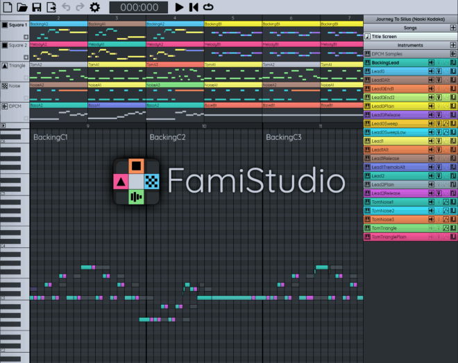 FamiStudio 1.2 - NES（ファミコン）風レトロサウンドを作成可能なオープンソースのミュージックエディタ！無料！Win＆Mac
