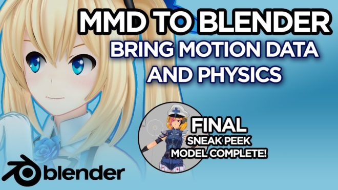 MMD to Blender 2.8x motion file VMD - MMDのフォーマットであるVMDデータをBlender 2.8に ...