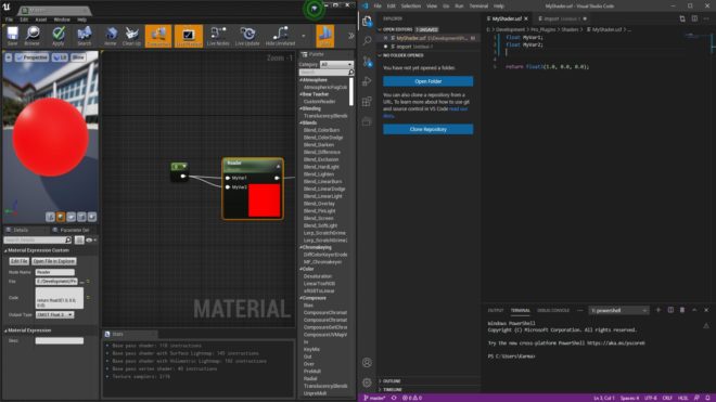 Shader Reader - カスタムHLSLでのコーディングを楽にしてくれるUnreal Engine 4 用無料プラグイン！