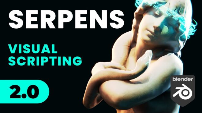 Serpens v2.0 - Blender用のノードベースビジュアルスクリプティングアドオン新バージョン！全面作り直しでパワーアップ！Zip形式アドオンも作成可能に！