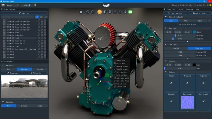 Light Tracer Render - 物理ベースのGPUレンダリングソフト！Win＆macOS！無料で商用OKなWebブラウザ動作版もあるよ！