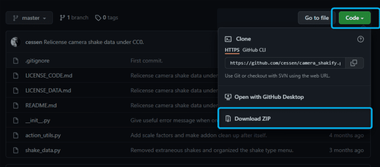 Camera Shakify - リアルなカメラ手ブレを実現出来るBlender用アドオンが無料公開！