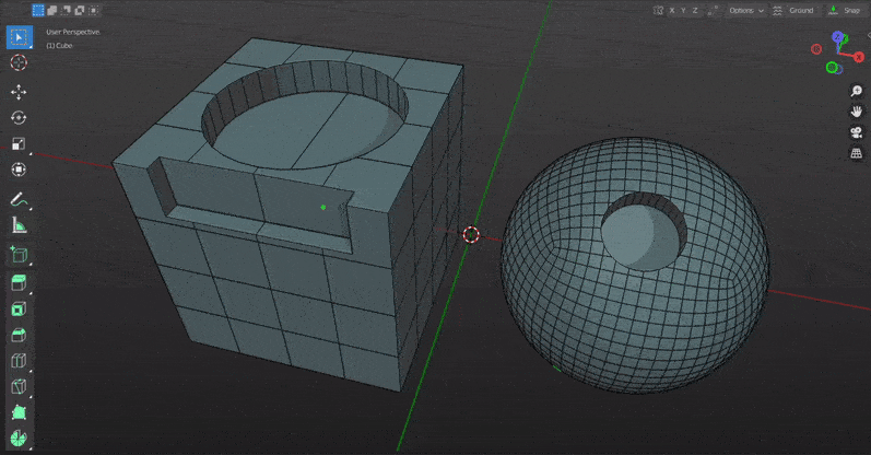 NGon Loop Select - NGon構成のメッシュでも良い感じにループ選択できるアドオン！無料公開！