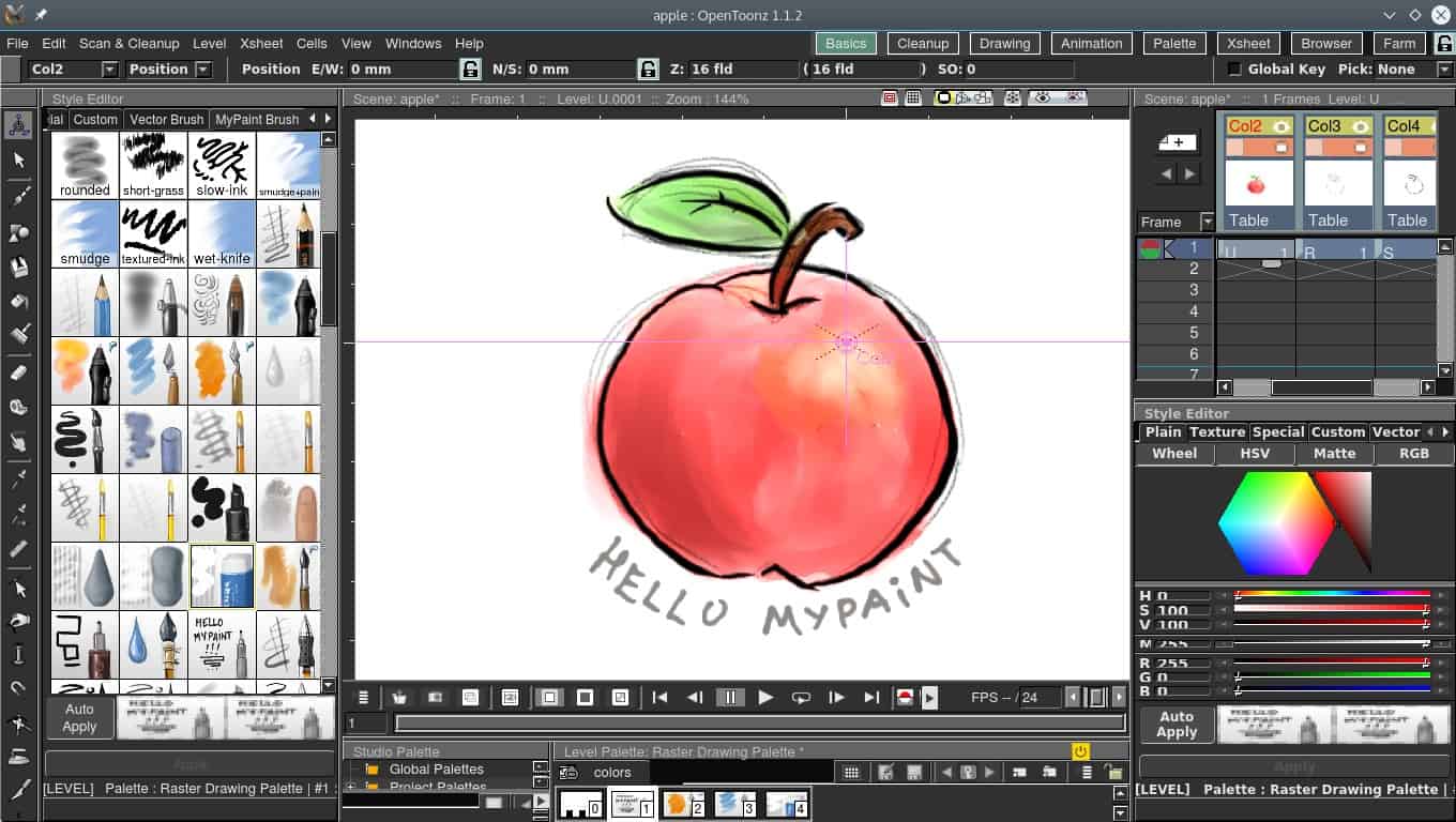 OpenToonz Morevna Edition - 無料でオープンソースの2Dアニメーション作成ソフトの追加機能を加えた特別な派生バージョン！