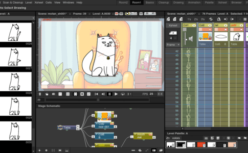 OpenToonz Morevna Edition - 無料でオープンソースの2Dアニメーション作成ソフトの追加機能を加えた特別な派生バージョン！