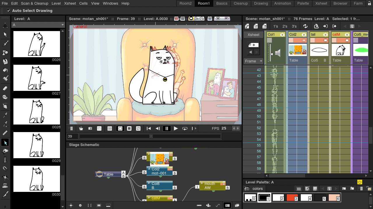 OpenToonz Morevna Edition 2D 