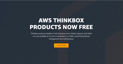 AWS Thinkbox Products now free - AmazonがThinkbox製品（Deadline、Draft、Krakatoa、Frost、XMesh、Sequoia ...