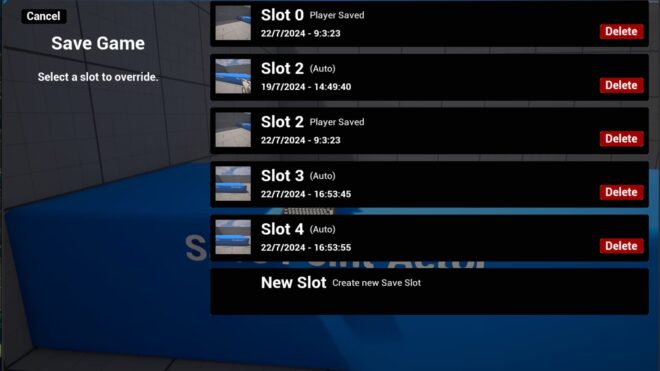 Complete Save System with Thumbnails - サムネイル付きセーブシステムを手軽に実装できるUnreal Engine 5向け無料プラグイン！