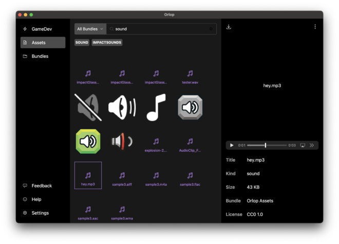 ORLOP Open Beta - 画像や3Dモデル、オーディオやフォントなどを閲覧出来るアセットライブラリ＆管理ツール！無料のオープンベータ ...