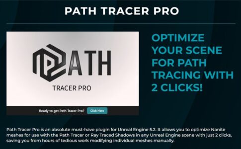 Path Tracer Pro - シーン内のNaniteメッシュをパス トレーサーとレイ トレース シャドウで使用で扱うのにワンクリックで最適化が可能なUE5向けプラグイン！ | 3D人 ...