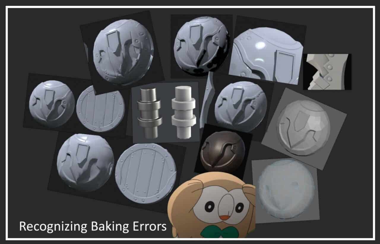 Recognizing Baking Errors - 初心者が見落としがちなテクスチャ＆法線のベイクの不具合と解決方法をメモしたドキュメントが公開中！