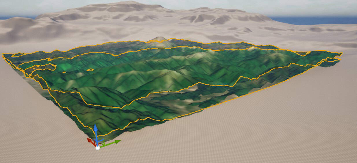 SynTerra - 地球上のリアルな地形の3Dメッシュデータを手軽にインポートできるUnreal Engineプラグインが登場！無料！
