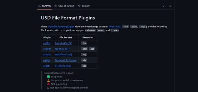 USD File Format Plugins - AdobeがUSDファイルをFBX、GLTF、OBJ、PLY、STLなどに変換するための ...