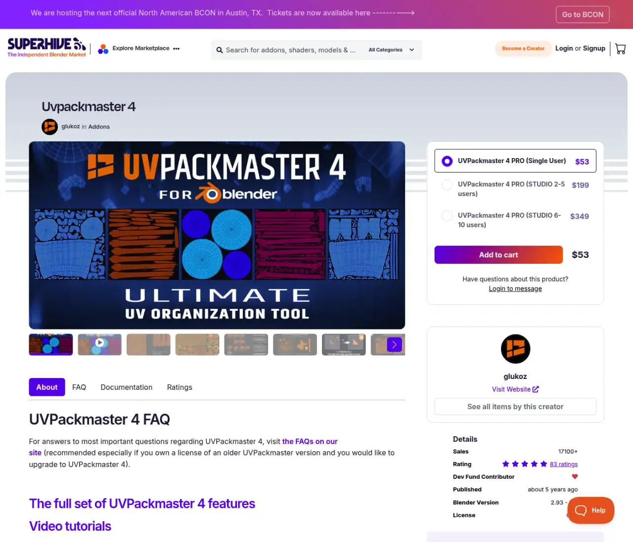 UVPackmaster 4 for Blender - UVパッキングBlenderアドオン！3年ぶりのメジャーアップデート！高度なタイルオプション！アーキテクチャの再構築！最新 ...