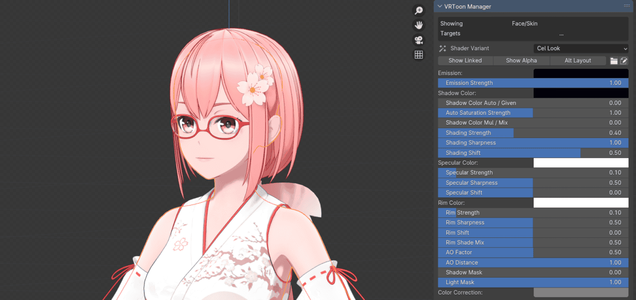 Vrtoon Shader Manager V2 Eevee向けに扱いやすいnprシェーディングを手軽に追加＆設定可能なblender