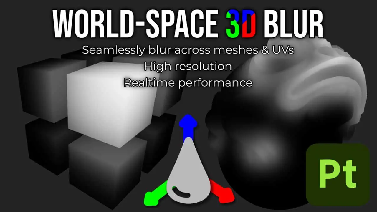 World-space 3D Blur Filter for Substance Painter | 3D空間を考慮し継ぎ目の無いブラー ...