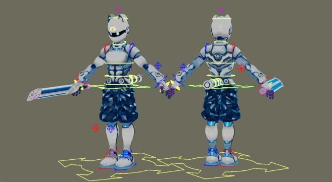 Applibot Rig - 非営利目的で利用出来るMaya用リグ付きモデルデータ「アプリボットリグ」を株式会社アプリボットが無料公開！ | 3D人-3dnchu-