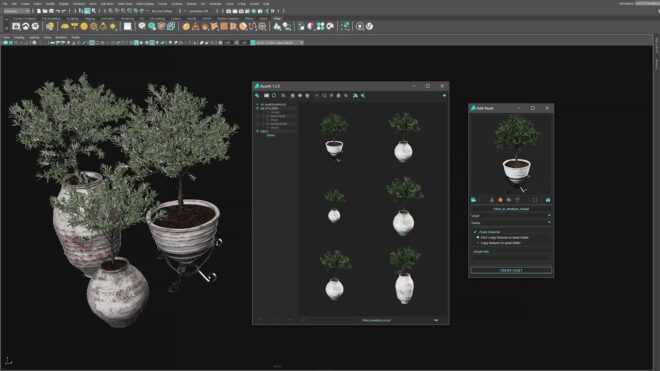 AssetIt 1.2 - Maya用のアセット管理スクリプトツール！Vray対応や一覧表示、UI改善等が行われたアップデートが公開！