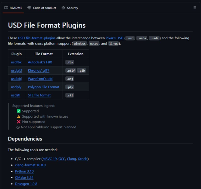 USD File Format Plugins - AdobeがUSDファイルをFBX、GLTF、OBJ、PLY、STLなどに変換するための ...